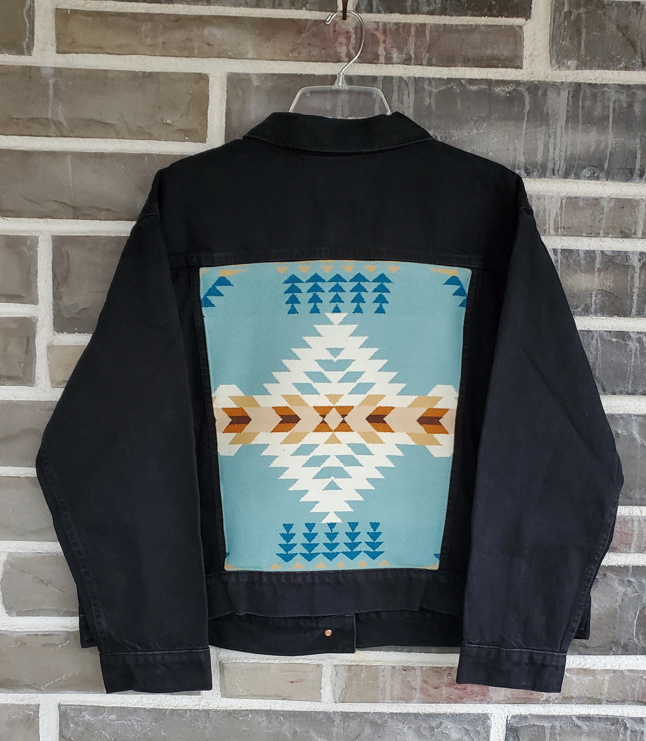 Women's 2X - Custom Black Denim Jacket – Lindy Design